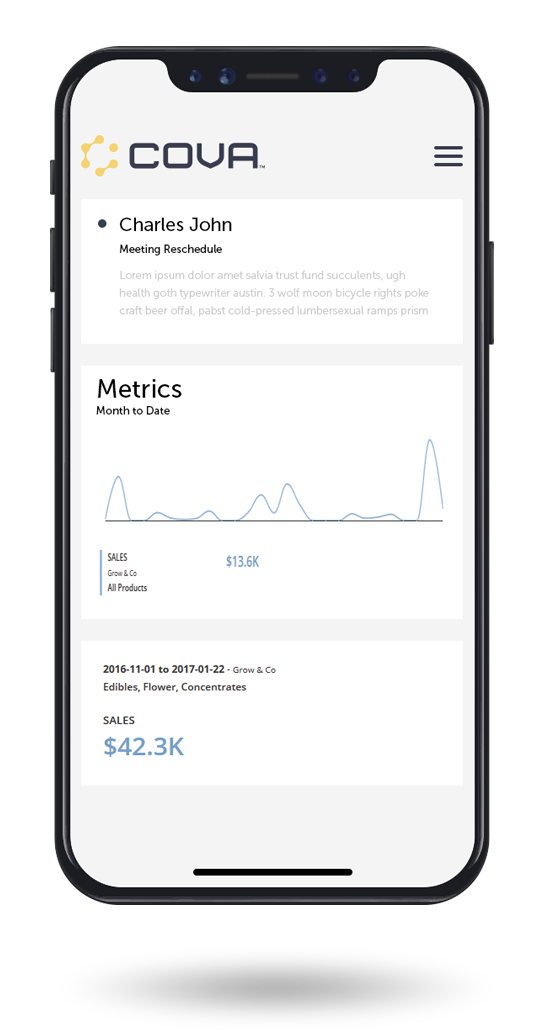 Cova POS & Inventory Management for Cannabis Retail & Delivery